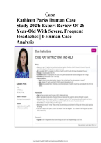 Case Kathleen Parks ihuman Case Study 2024: Expert Review Of 26-Year ...
