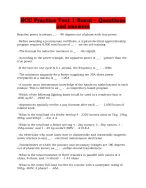 NCC Practice Test 1 Exam – Questions and answers - DocMerit