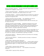 ACQ 1010 Fundamentals of Systems Acquisition Management EXAM 2025-2026 ...