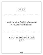 DP-600 Implementing Analytics Solutions Using Microsoft Fabric - Updated Exam Readiness Guide ...