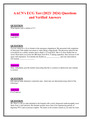 AACN's ECG Test (2023/ 2024) Questions and Verified Answers - DocMerit