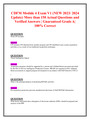CDFM Module 4 Exam V1 (NEW 2023/ 2024 Update) More than 150 Actual ...