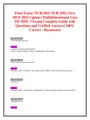 Final Exam: NUR2502/ NUR 2502 (New 2023/ 2024 Update) Multidimensional ...