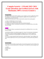 Comptia Security + SY0-601 Exams (2023/ 2024 Updates BUNDLED TOGETHER ...