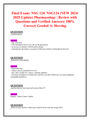 Final Exam: NSG 124/ NSG124 (NEW 2024/ 2025 Update) Pharmacology ...
