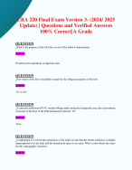 LRA 220 Final Exam Version 3- (2024/ 2025 Update) | Questions and ...
