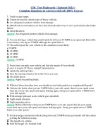 CDL Test Flashcards ( Updated 2024 ) Complete Questions and Answers ...