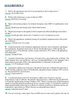 ACLS Review 2 ( Updated 2024 ) Complete Questions & Answers (Solved ...