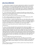 AHA PALS PRETEST ( UPDATED 2025 ) | QUESTIONS WITH 100% VERIFIED ...