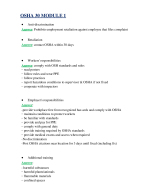 OSHA 30 Module 2 (Latest 2023 - 2024) Actual Questions and Answers 100% ...