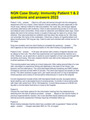 NGN Case Study: Immunity Patient 1 & 2 questions and answers 2023 ...