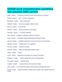 ASVAB word comprehension questions and answers 100% correct - DocMerit