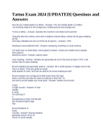 TATTOO EXAM 2024, TATTOO AND BODY PIERCING EXAM 2024, OREGON TATTOO ...