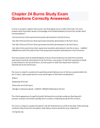 BURNS BUNDLE PACK.ALL EXAM QUESTIONS CORRECTLY ANSWERED. - DocMerit