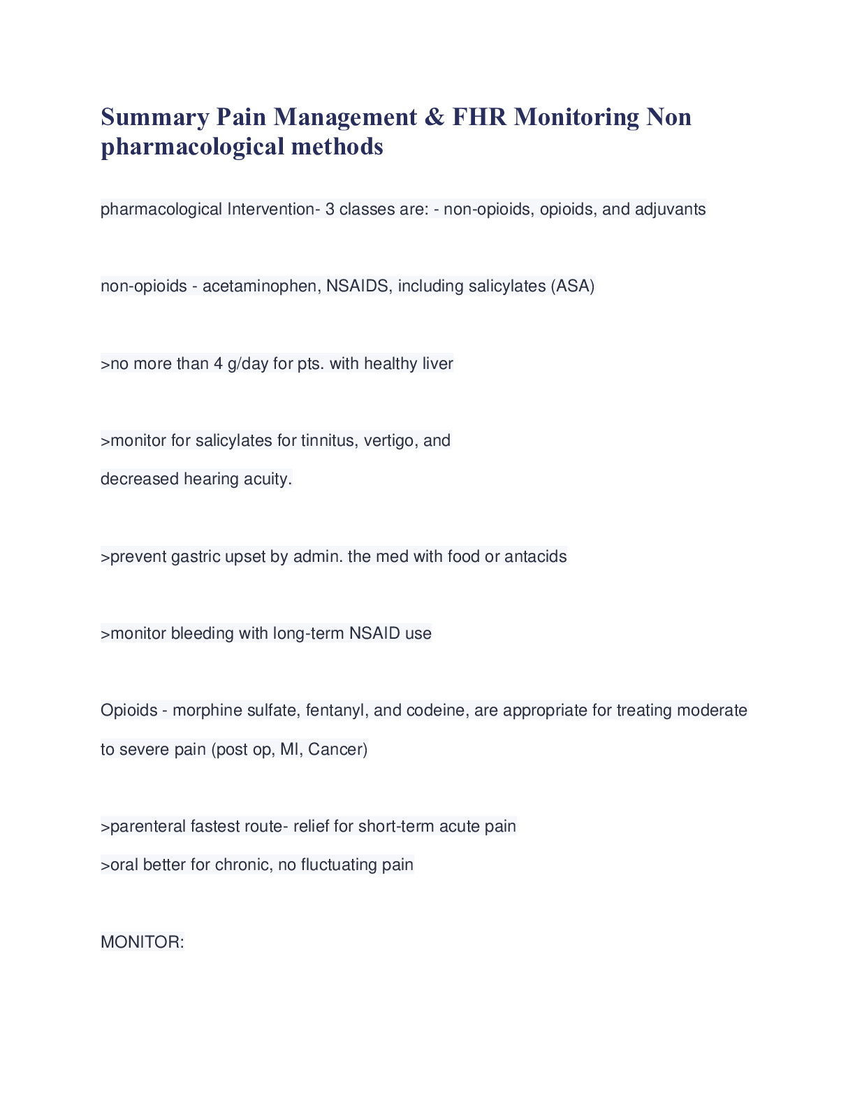 Summary Patient Care Rounds: Bowel Diversion Results (Miguel Flores ...