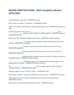 MLPAO EXAMS (10 VERSIONS), With Complete solution 2025/2026 - DocMerit