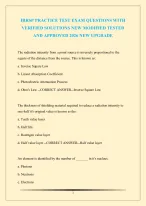 IRRSP PRACTICE TEST EXAM QUESTIONS WITH NEW MODIFIED TESTED AND ...