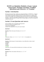 MATH 110 All Modules Exam (1–10) + Final Exam – Portage Learning ...