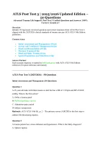 ATLS Post Test 3 | 2025/2026 Updated Edition – 50 Questions | Advanced ...
