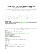 7 Brew Barista Test Study Guide 2025 - DocMerit