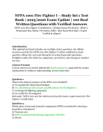 Fire Fighter II (FFII) Final Exam | NFPA 1001 Professional ...