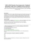 AMCA EKG Practice Test 2025/2026 – Updated Questions with Correct ...