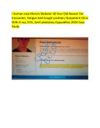 I Human Case Week #1 (Class 6531) Marvin Webster 18 Year Old Reason For ...