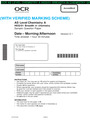 OCR AS LEVEL CHEMISTRY A H032/01 BREADTH IN CHEMISTRY QP - DocMerit