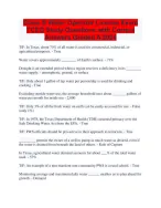 Class D Water Operator License Exam TCEQ Study Questions with Correct ...