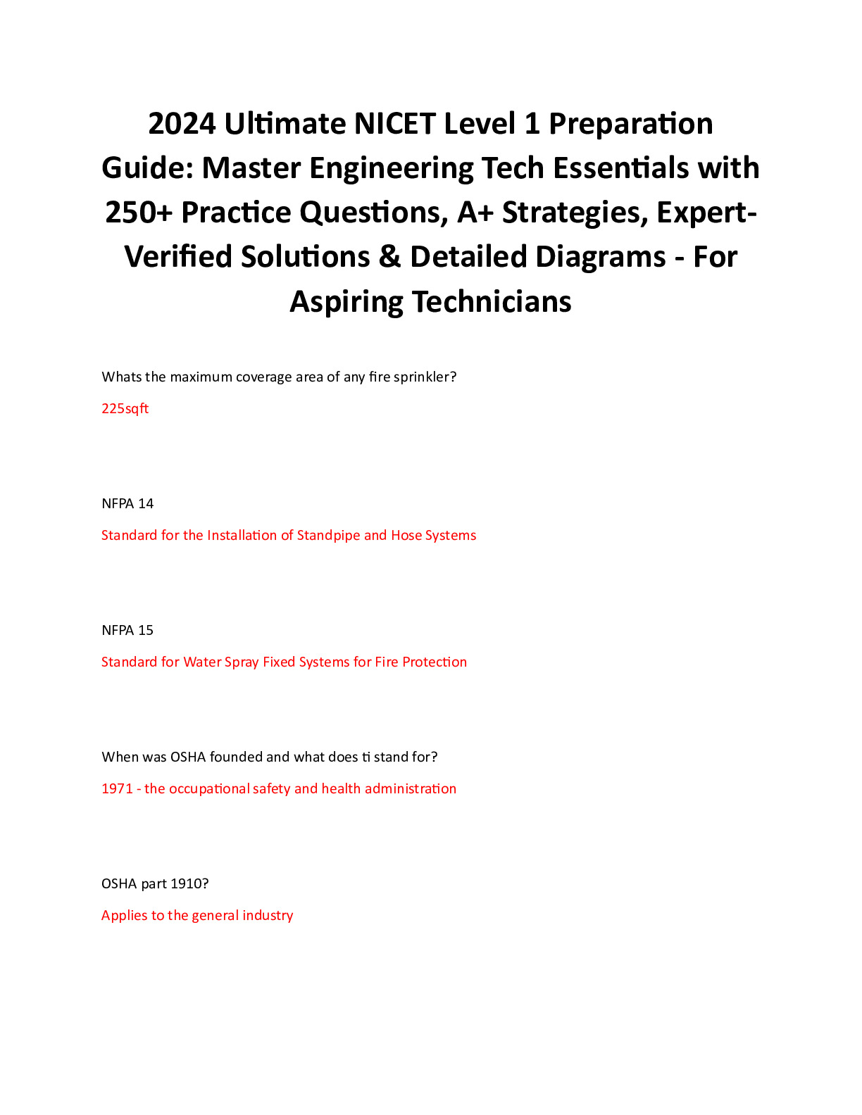 2024 NICET Engineering Technician Exam Mastery Bundle: Ultimate ...