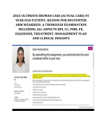 2025 ULTIMATE IHUMAN CASE (ACTUAL CASE) 45 YEAR OLD PATIENT, REASON FOR ...