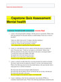 ATI Capstone Mental Health Assessment Questions with Correct Answers ...