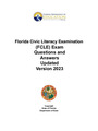FLORIDA CIVIC LITERACY EXAMINATION (FCLE) EXAMS - DocMerit