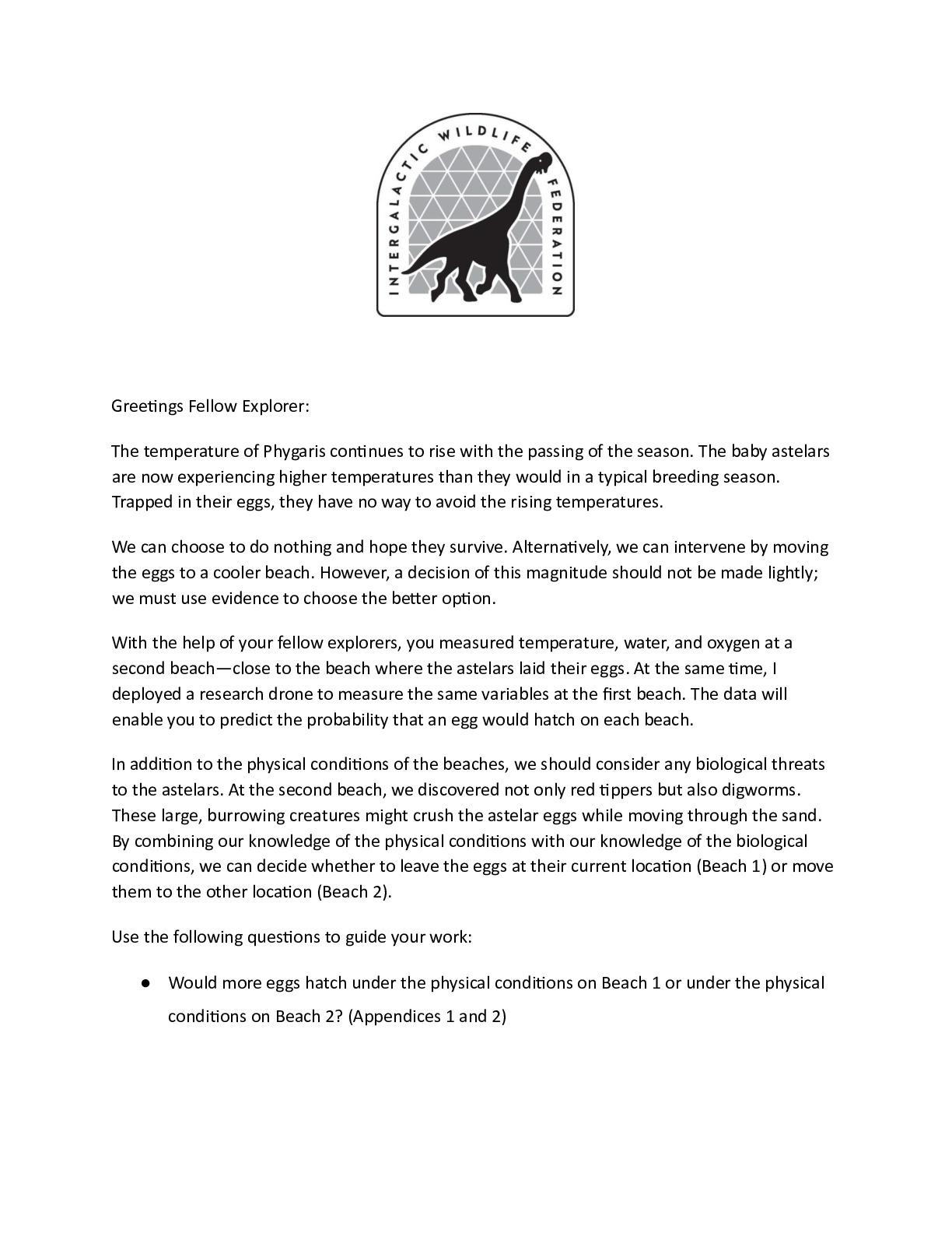 LAB INSTRUCTIONS CELL BIOLOGY ACT II MISSION MEMO LATEST UPDATE 2024 ...