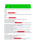 Mississippi Class D Commercial driver's test Latest Update 2024-2025 ...