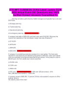 ETS MAJOR FIELD TEST IN BUSINESS LATEST UPDATE 2024-2025 ACTUAL EXAM ...