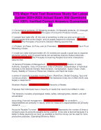 ETS MAJOR FIELD TEST IN BUSINESS LATEST UPDATE 2024-2025 ACTUAL EXAM ...