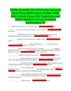 CEPA (Certified Exit Planning Advisor) Exam Prep 2022 Latest Update ...