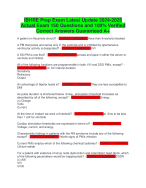 IBHRE PREP Exam Questions & Answers 2023/2024 - DocMerit
