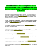 EMT FISDAP FINAL Latest Update 2024-2025 Actual Exam 3 versions bundled ...