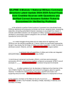 SEJPME II-Module 1 National Military Command Structure Latest Update ...