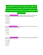 IRRSP Industrial Radiography Radiation Safety Personnel (IRRSP ...