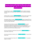 APM PMQ Exam revision Bok7 2025 Revised Latest Update 2025-2026 270 ...