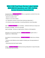WGU C180 STUDY GUIDE WITH COMPLETE STUDY QUESTIONS WITH CORRECT ANSWERS ...