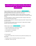 WGU C180 STUDY GUIDE WITH COMPLETE STUDY QUESTIONS WITH CORRECT ANSWERS ...