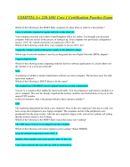 CompTIA A+ 220-901: Certification Exam with Correct Answers, CompTIA A+ ...