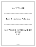 XACTIMATE - Level 2 Xactimate Proficiency - Knowledge Exam Readiness ...