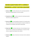 ASVAB QUESTIONS WITH CORRECT ANSWERS LATEST EDITION 2024/2025 - DocMerit