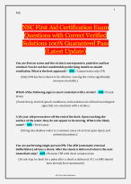 NSC First Aid Quick Guide – Complete With Solutions - DocMerit