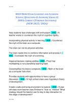 WGU D664 Final Exam (NEW 2025/ 2026 Update) Learners and Learning ...